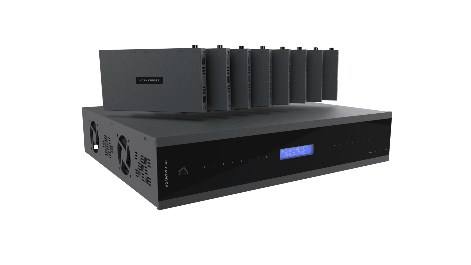 MHUB4K88PRO HD Anywhere 4K 8x8 HDMI mHub Matrix Bundle - KVM Solutions