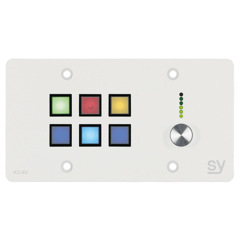 SY-KC6V-W-UK SY 6-Button Keypad Controller - KVM Solutions