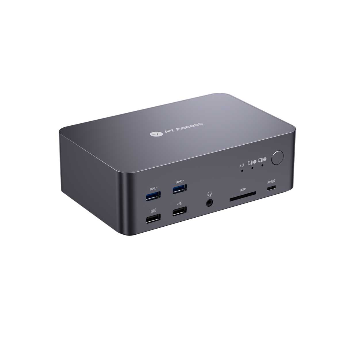 iDock C10 AV Access KVM Switch Docking Station USB-C USB 3.0 4K Dual ...